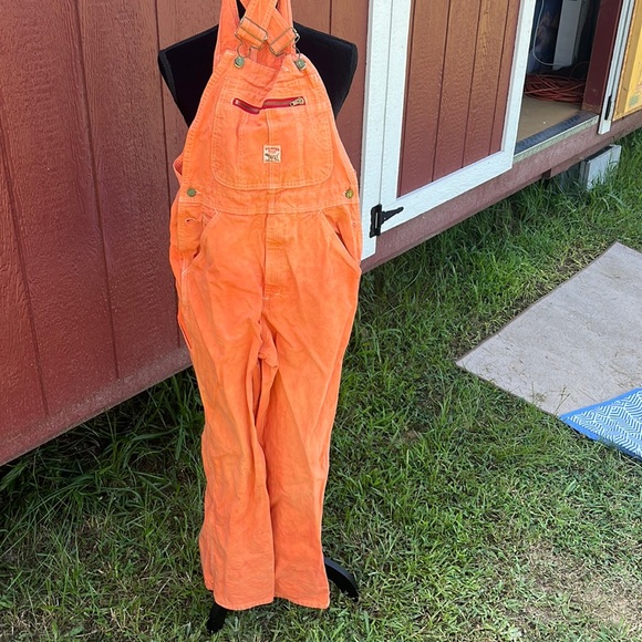 Pointer | Pants | Mens Vintage Orange Pointer Overalls Perfect Game Day ...